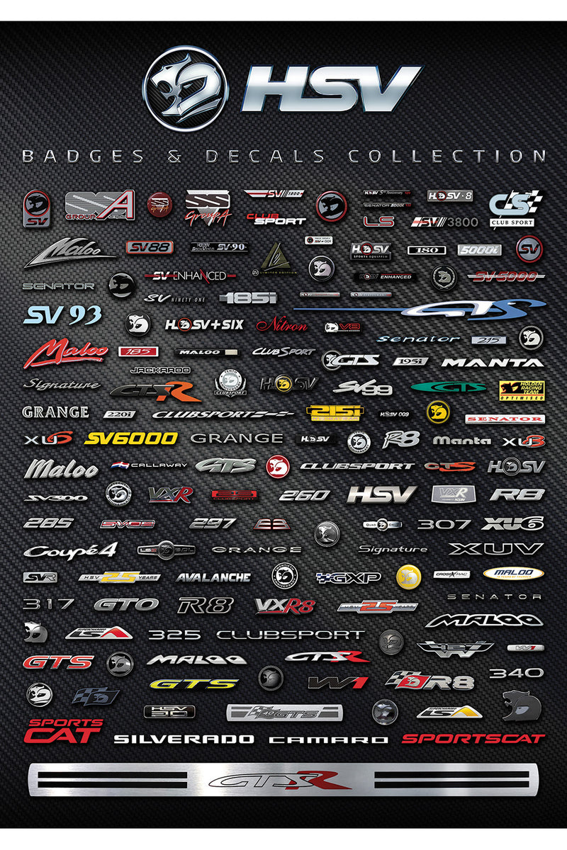 Framed Limited Edition HSV Badge Poster – The Final Chapter