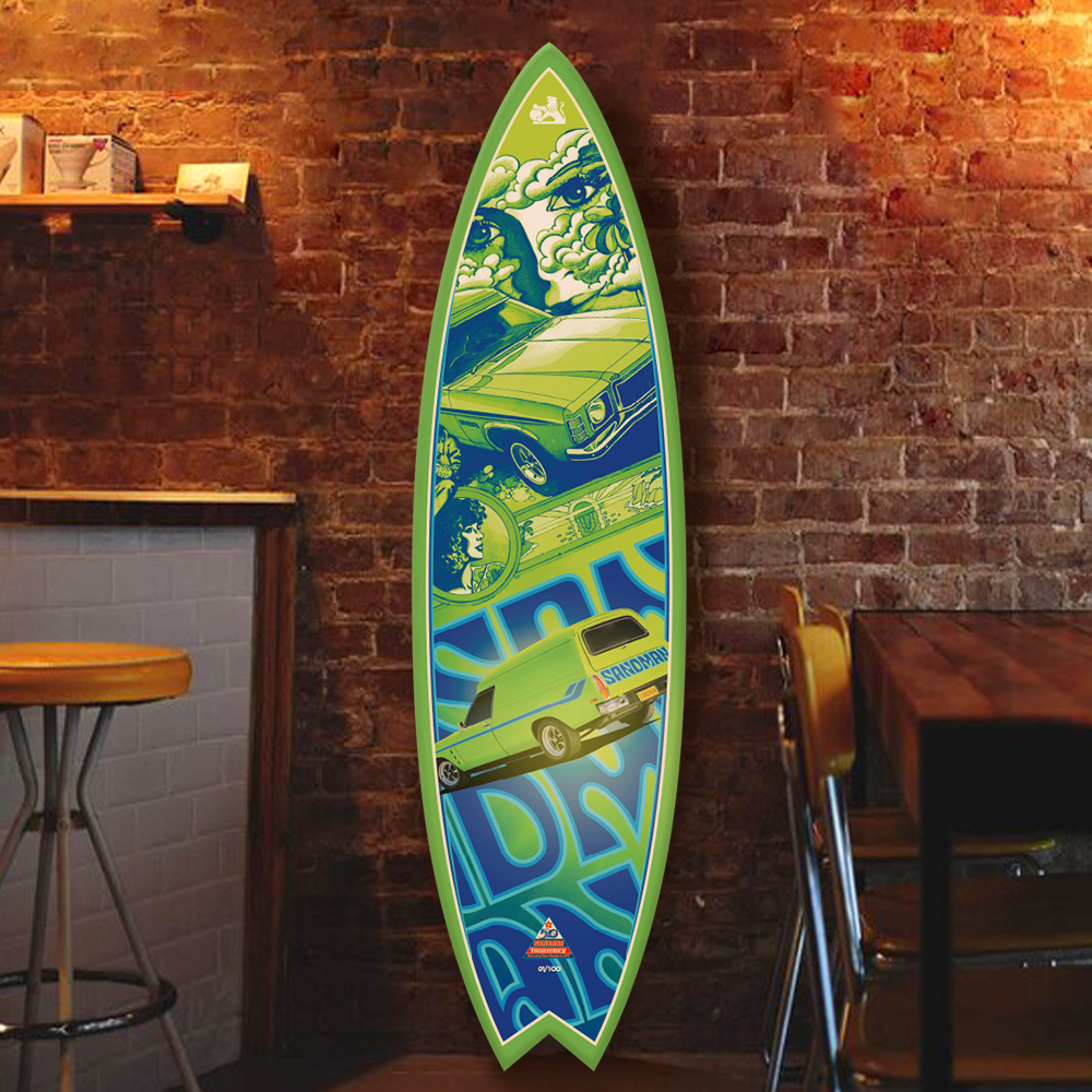 SANDMAN GREEN EDITION - 50TH ANNIVERSARY SURFBOARD – The Final Chapter